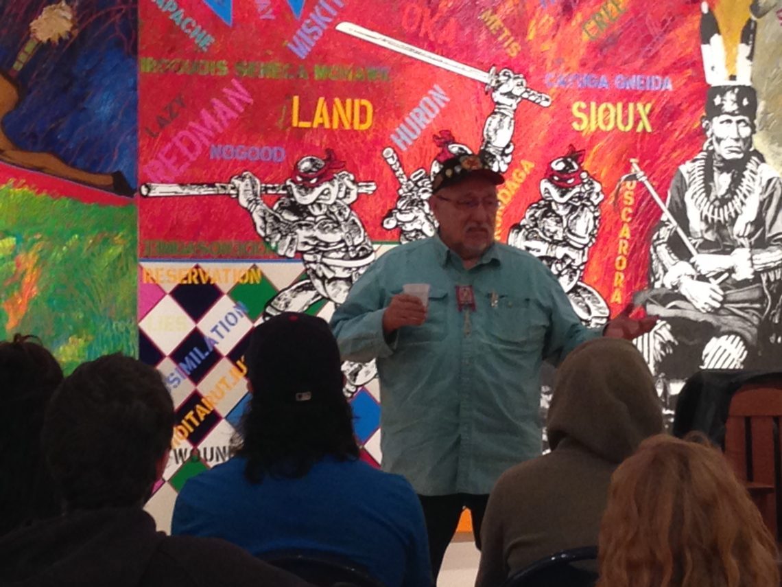 George Longfish: Indian on Indian – Art Gallery