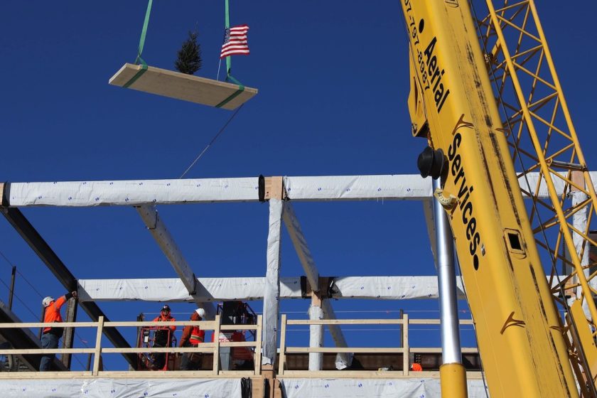 Portland Campus construction reaches new heights with final panel ...